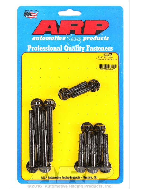 ARP BOLT KIT SB Ford 351C Water Pump Bolts 154-3205 – Speed Solutions ...