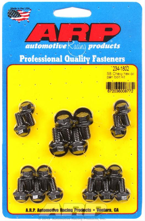 ARP BOLT KIT SB Chev 265 350 400 Oil Pan 234-1802 – Speed Solutions ...
